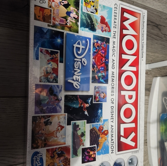 Hasbro | Games | Monopoly Hasbro Gaming Disney Animation Edition Game ...